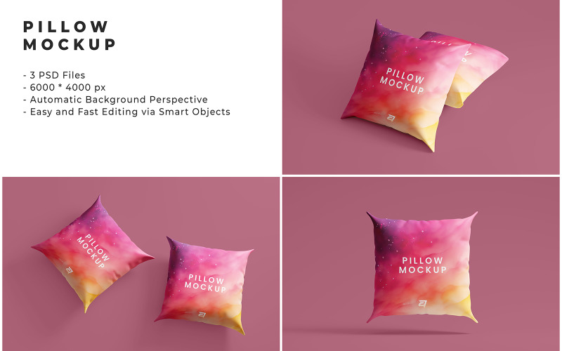 Pillow Mockup Design Template #343195 - TemplateMonster