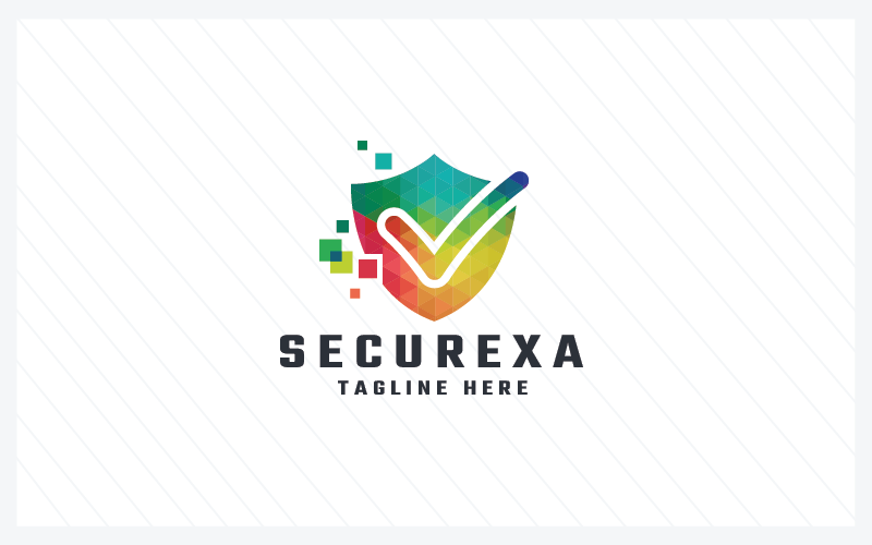 Securexa Tech Pro Logo Template #343383 - TemplateMonster