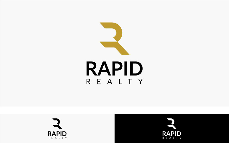 Rapid Realty Logo Template #343495 - TemplateMonster