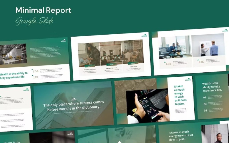Financial Pitch - Google Slide #343542 - TemplateMonster