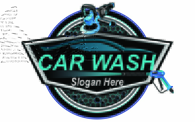 Car Wash And Polishing Logo Template - TemplateMonster