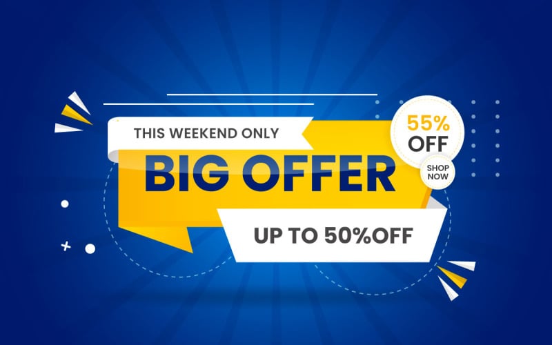 Vector gradient blue colored sale banner and Sale banner discount blue ...