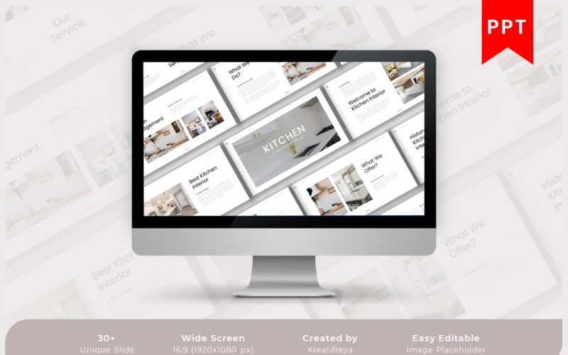 Küche – Business-PowerPoint-Vorlage #344172 - TemplateMonster