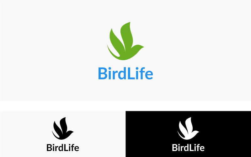 Bird Life Loho Design Template #344477 - TemplateMonster