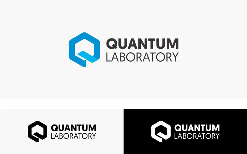 Modelo de Design de Logotipo da Quantum Laboratori