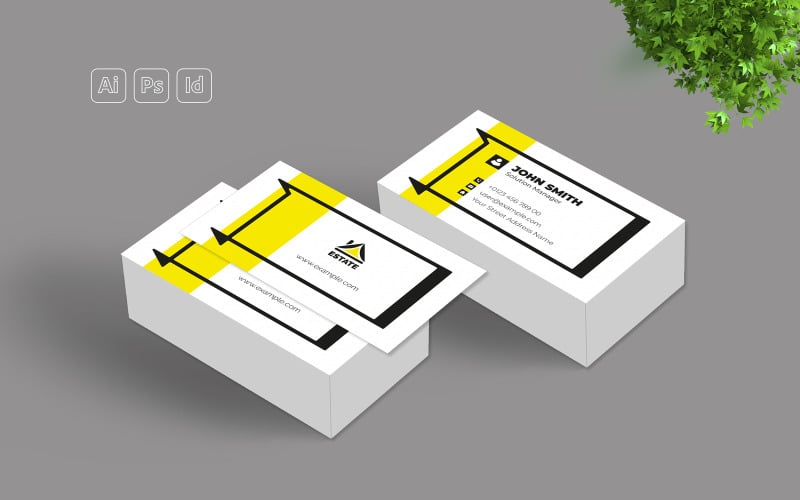 Business Card Template Design layout - TemplateMonster