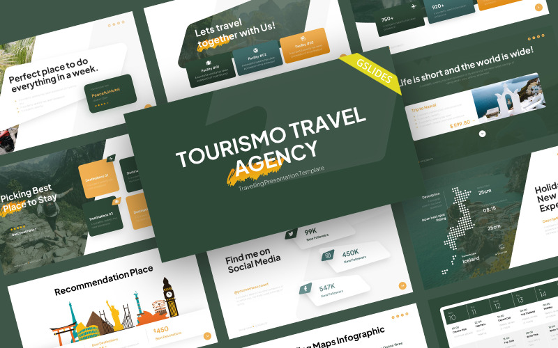 Tourismo Travel Agency Google Slides Template
