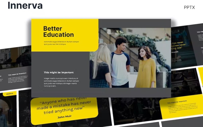 Inerva - Tema Tech & University Powerpoint