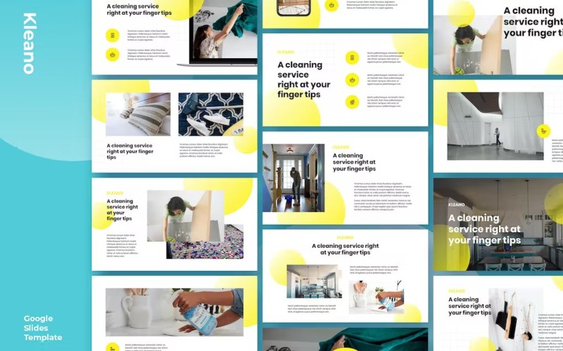 Cleaning Google Slides Templates - Google Slides Themes for Cleaning ...
