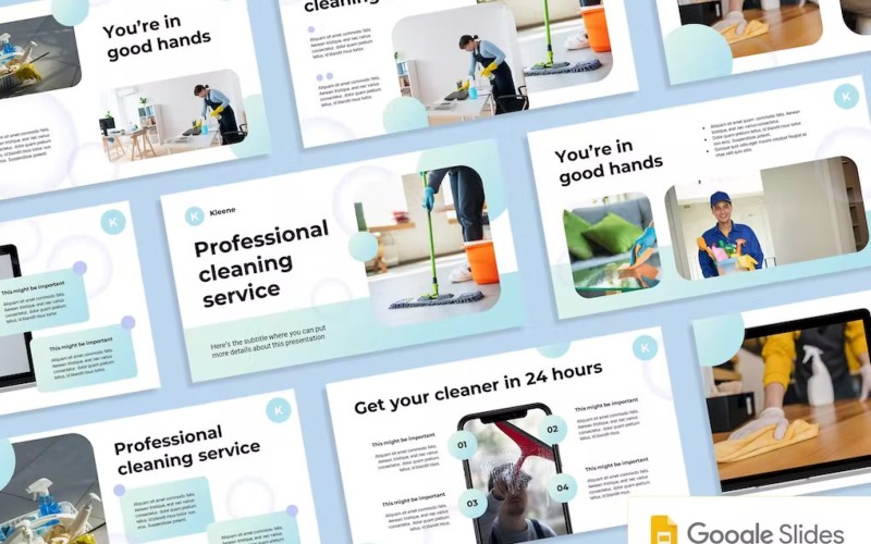 Cleaning Google Slides Templates - Google Slides Themes for Cleaning ...
