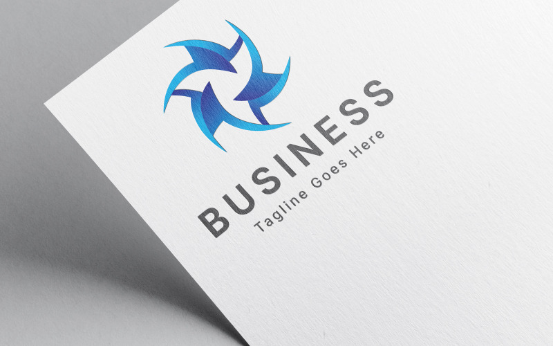 Plantilla de logotipo de empresa moderna creativa.