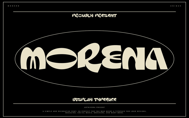 Morena - Decorative Display Font #346584 - TemplateMonster Morena - Decorative Display Font #346584 - TemplateMonster