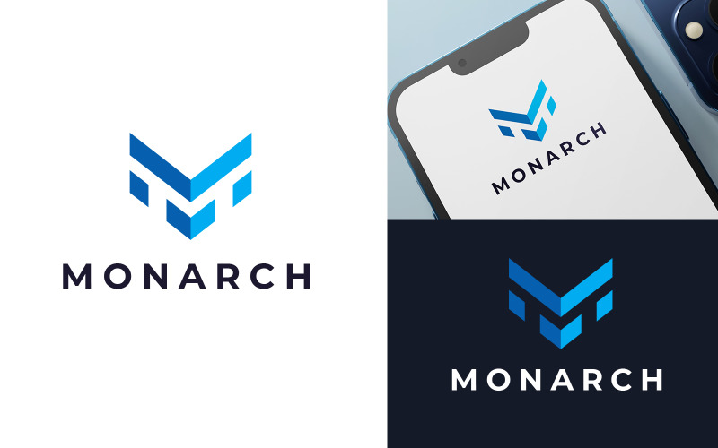 M Minimal Logo Design Template #346705 - TemplateMonster