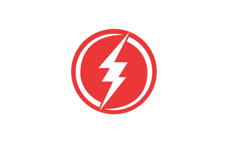 Logo Thunderbolt flash éclair logo v23 - TemplateMonster