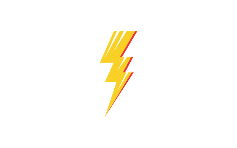 Logo Thunderbolt flash éclair logo v2 - TemplateMonster