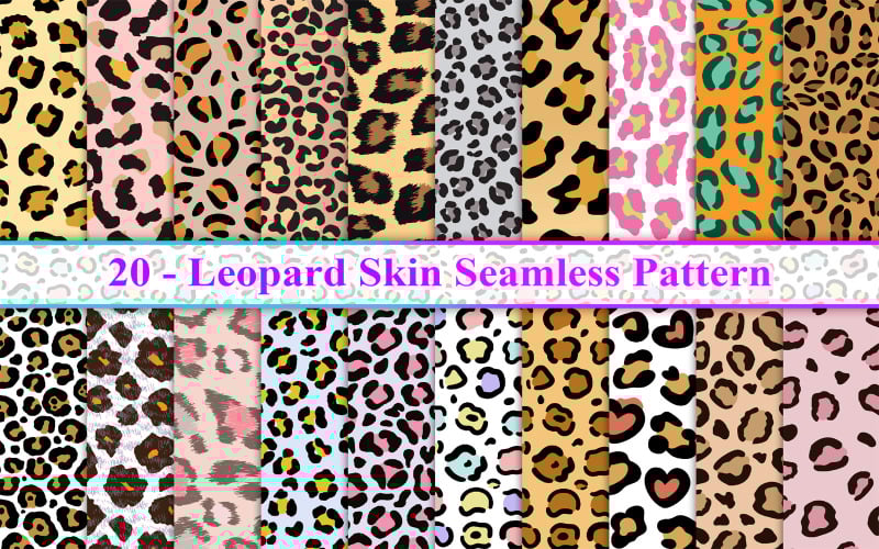 Leopard Skin Seamless Pattern, Leopard Skin Pattern, Animal Skin ...