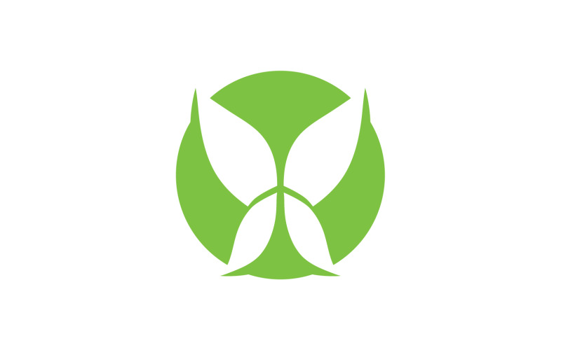 Beauty butterfly wing logo template vector v27