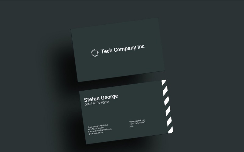 Business Card PSD Product Mockup #347556 - TemplateMonster
