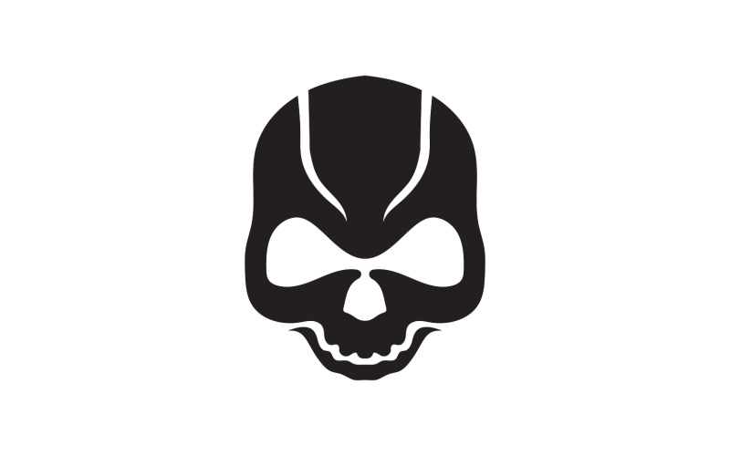 Skull head logo template vector v4 #347897 - TemplateMonster