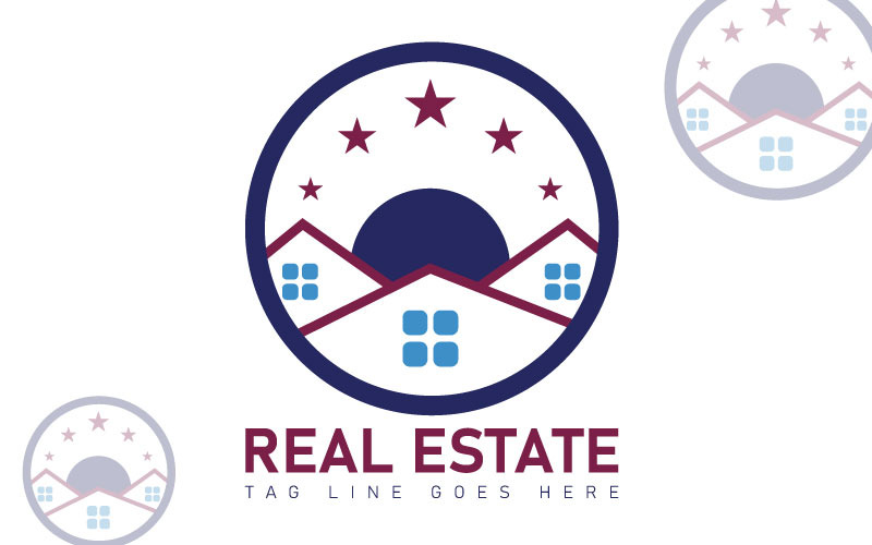 Emlak Logo Şablonu - Logo Şablonu #348096 - TemplateMonster