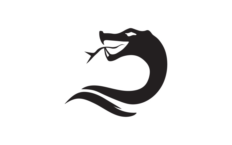 Modèle vectoriel de logo de serpent Viper v2
