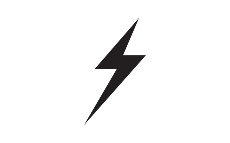 Strom thunderbolt flash lightning logo v7 - TemplateMonster