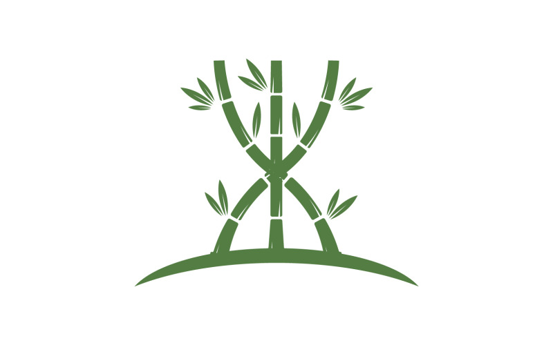 Bamboo tree logo vector v14 #348630 - TemplateMonster