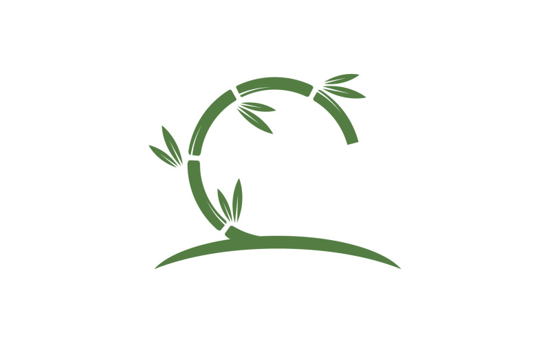Bamboo tree logo vector v18 #348634 - TemplateMonster
