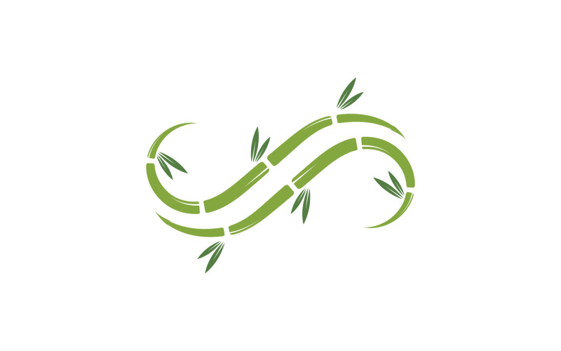 Bamboo tree logo vector v4 #348620 - TemplateMonster
