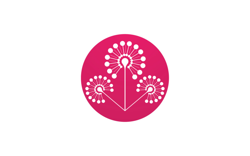 Globo círculo arco iris logo vector v3 - TemplateMonster
