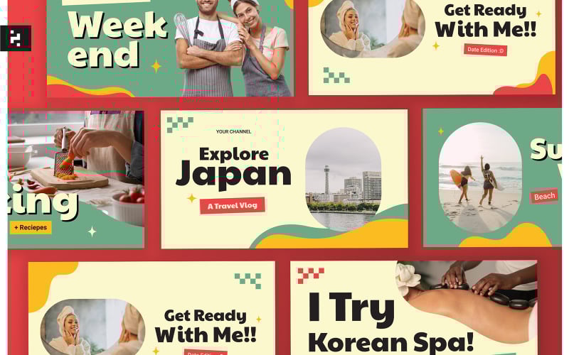 Daily Vlog Youtube Thumbnail #349173 - TemplateMonster