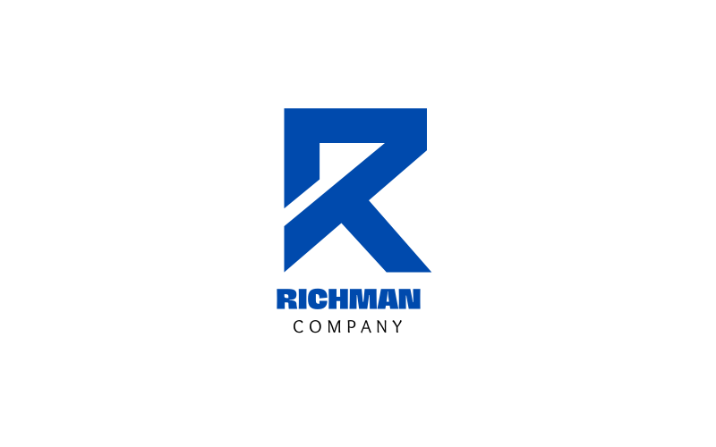 Richman R Company Logo Template #349464 - TemplateMonster
