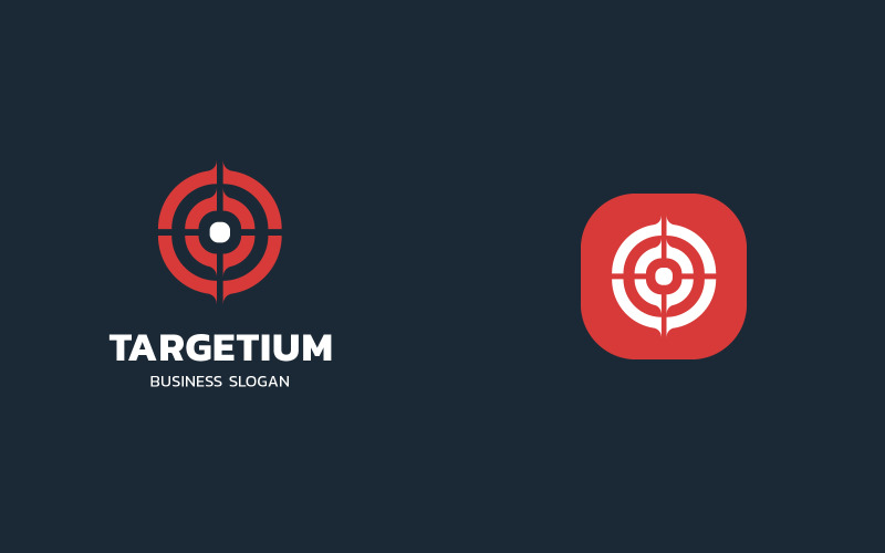 Target Point Logo Design Template #349441 - TemplateMonster