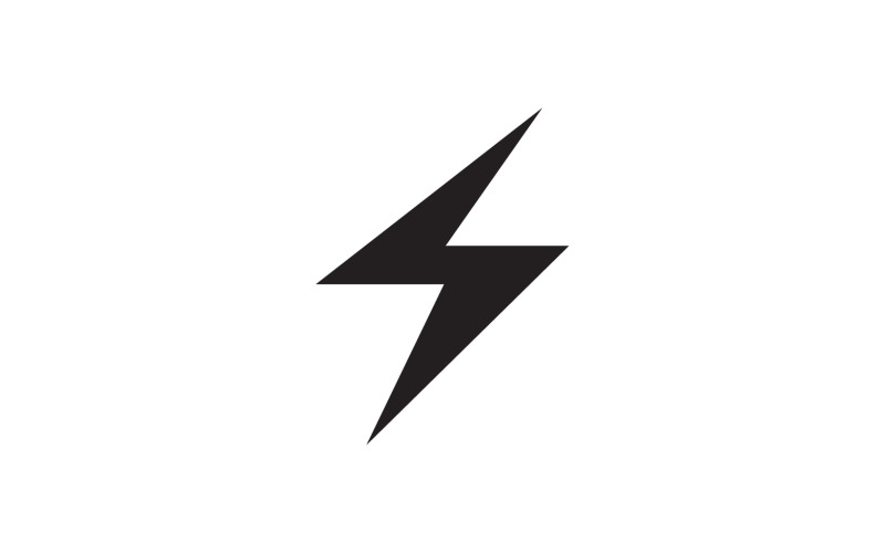 Logo Strom Thunderbolt błyskawica v.2 - TemplateMonster