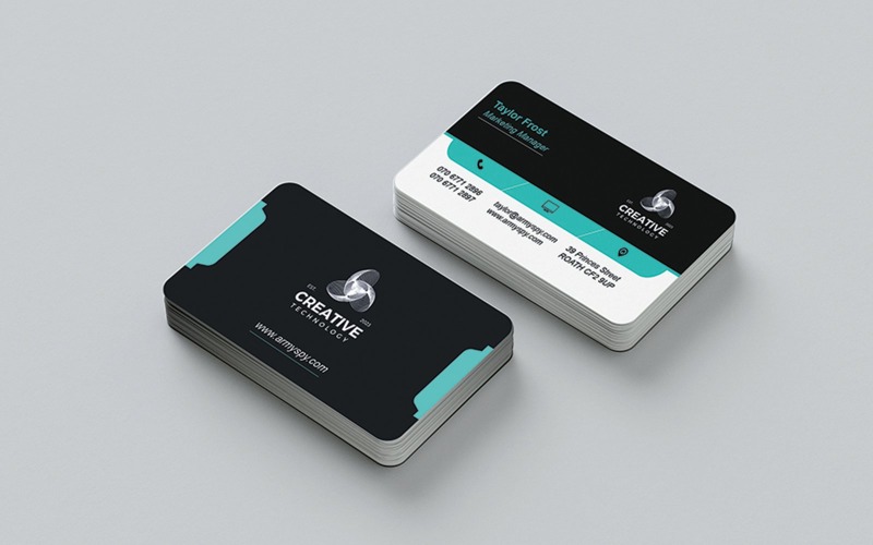 Stunning Business Card - Visiting Card - TemplateMonster