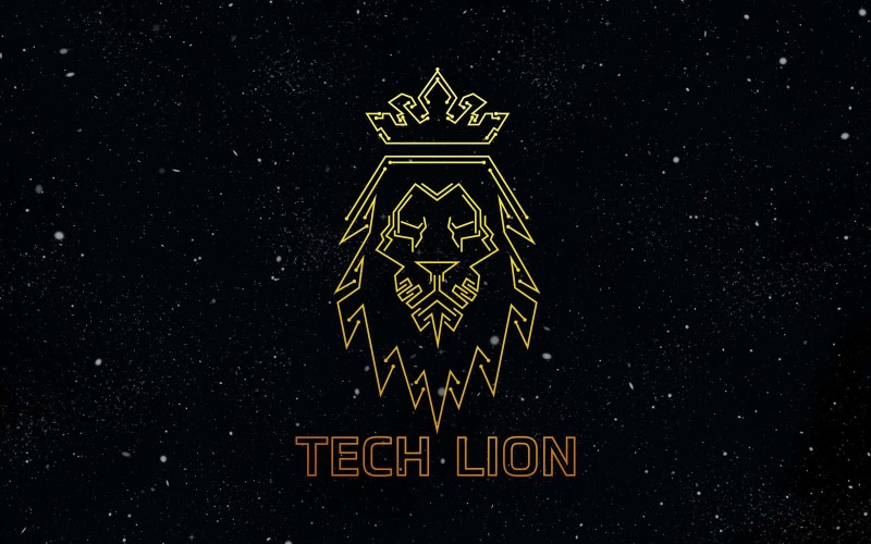 Tech Lion Logo Design - Brand Identity - TemplateMonster