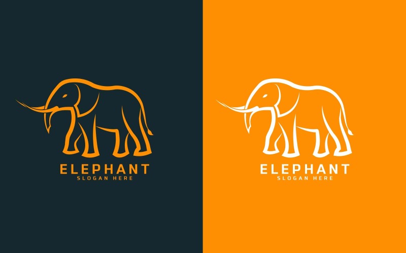 Nuevo diseño de logotipo de elefante - Identidad de marca