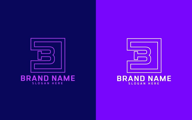 B harfi Logo Tasarımı - Marka #350731 - TemplateMonster