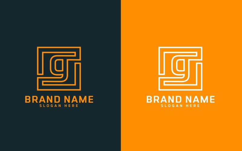 Design de logotipo com letra G - marca - TemplateMonster