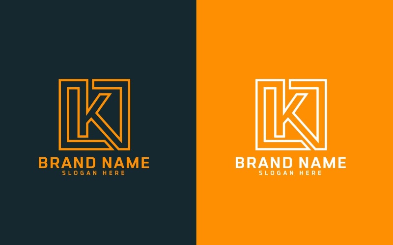 K letter Logo Design - Brand Identity - TemplateMonster