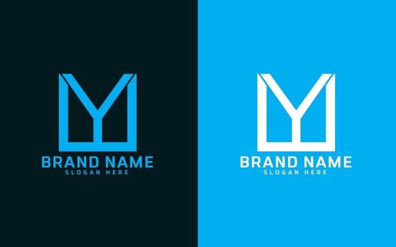 Brand Y letter Logo Design - Brand Identity - TemplateMonster