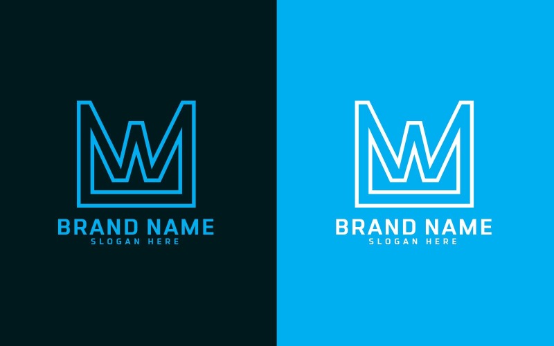 Création de logo de lettre W de marque - TemplateMonster