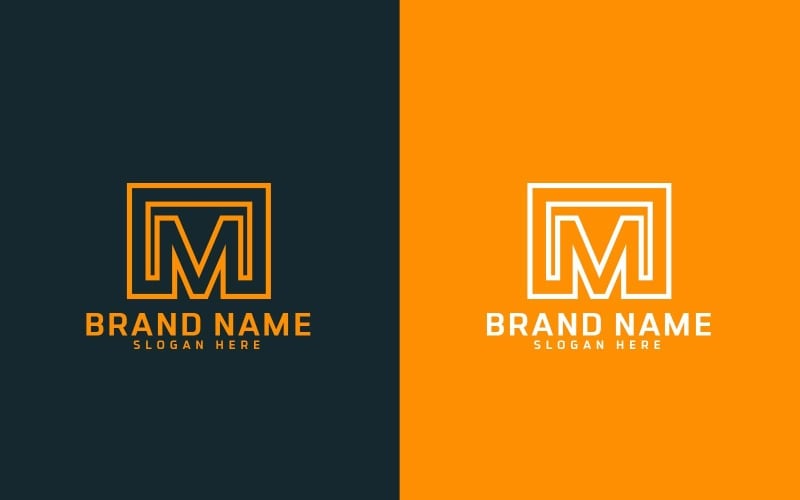 Design de logotipo da letra M da marca - TemplateMonster