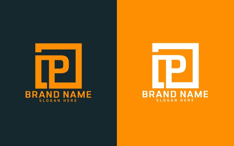 Marca P letra Diseño de Logotipo - Identidad de Marca