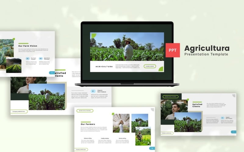 Agricultura — Agriculture Powerpoint Template