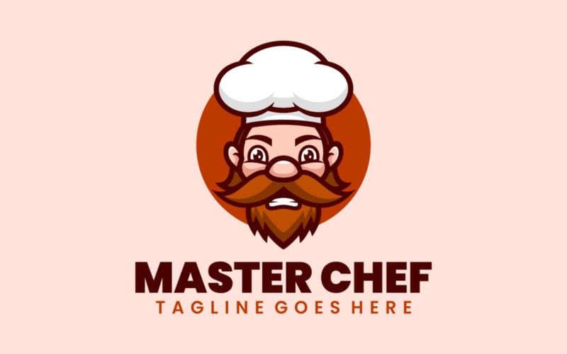 Cute Chef Mascot Cartoon Logo #268030 - TemplateMonster
