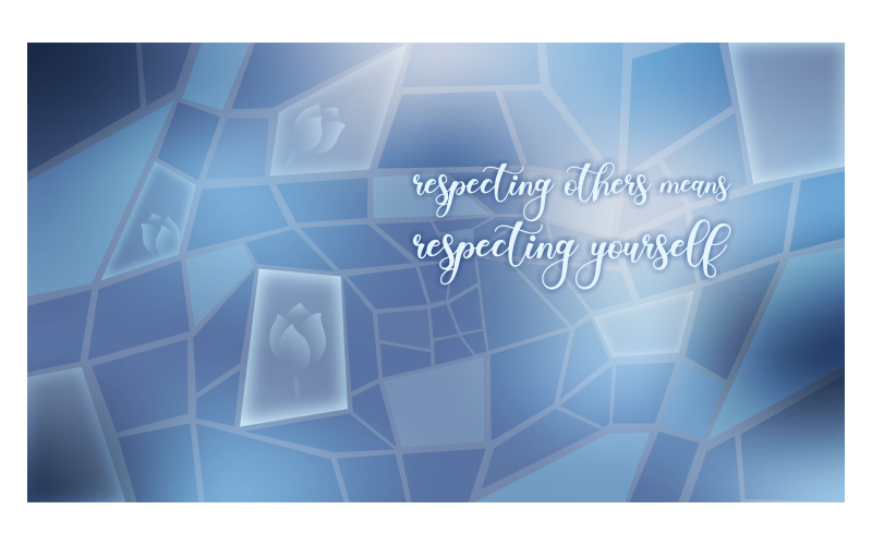 Inspirational Background 14400x8100px In Blue Color Scheme With Message ...