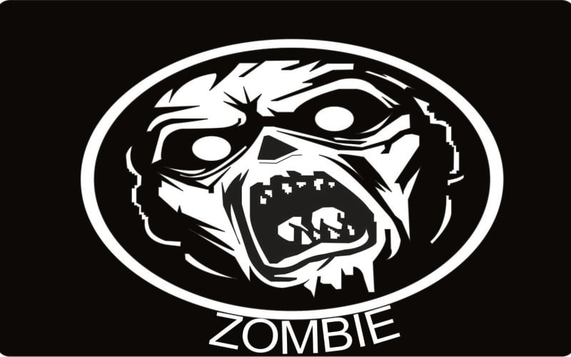 Logo Zombie Graphic Design #351566 - TemplateMonster