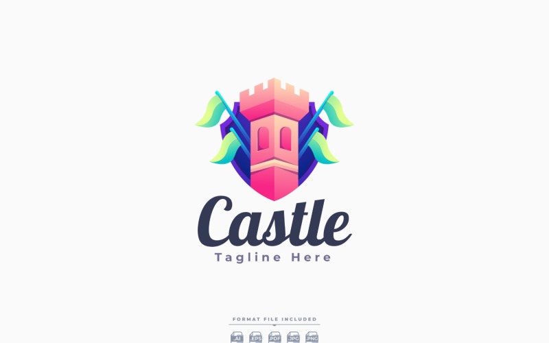 Kale Logo Şablonu Tasarımı #351713 - TemplateMonster