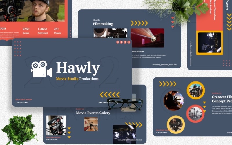 Movie Keynote Templates - Apple Themes for Film Presentations